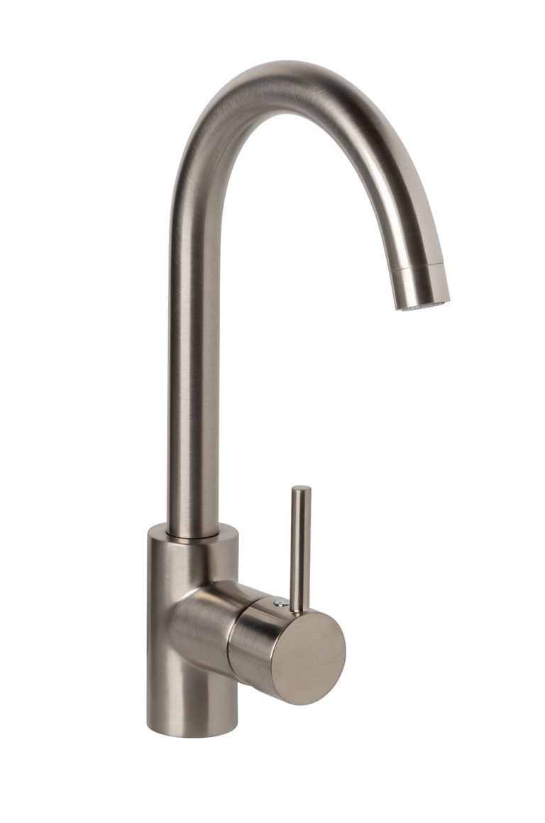 VERONA BRUSHED NICKEL - Taps Ireland Swan Lever Tap Low Pressure Tap